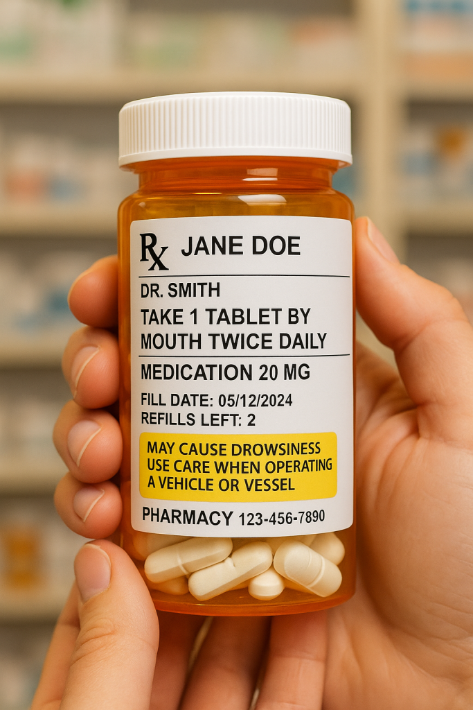 How to Read Prescription Labels - Affection Health Care | Modesto ...